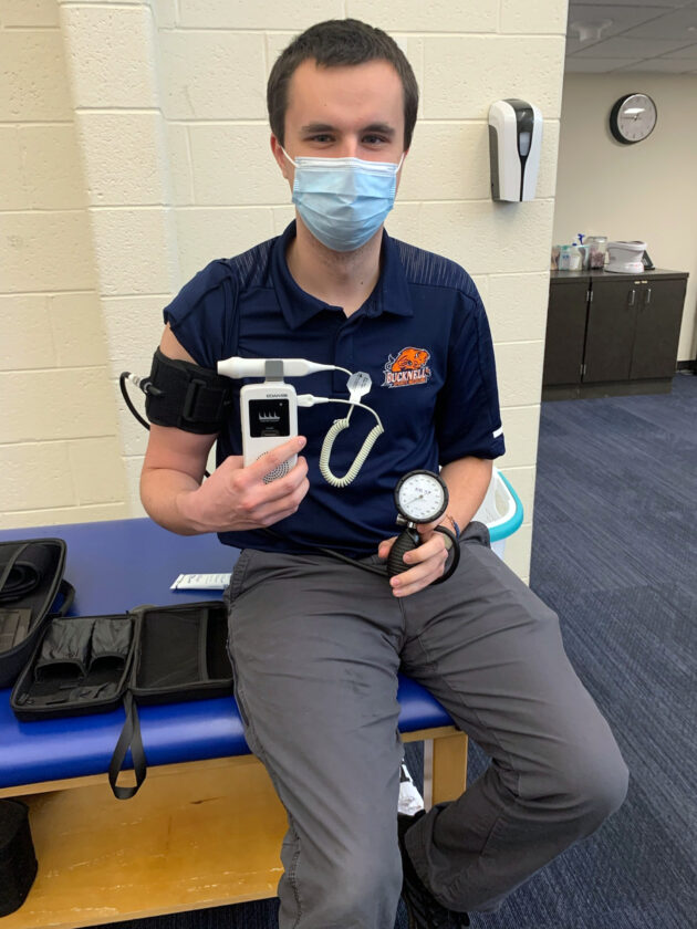 LHU athletic training student completes externship at Bucknell ...